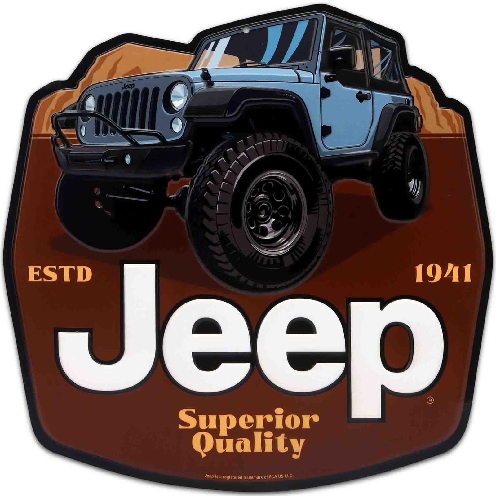 Summit Gifts 90214645 Jeep Superior Quality Steel Sign | Summit Racing