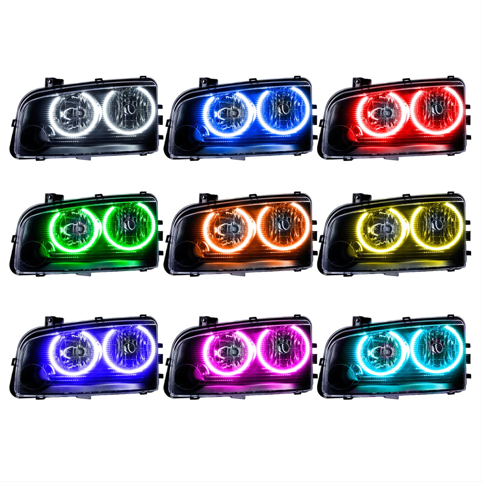 Oracle Lighting 7022-334 Oracle ColorSHIFT Halo Headlights | Summit Racing