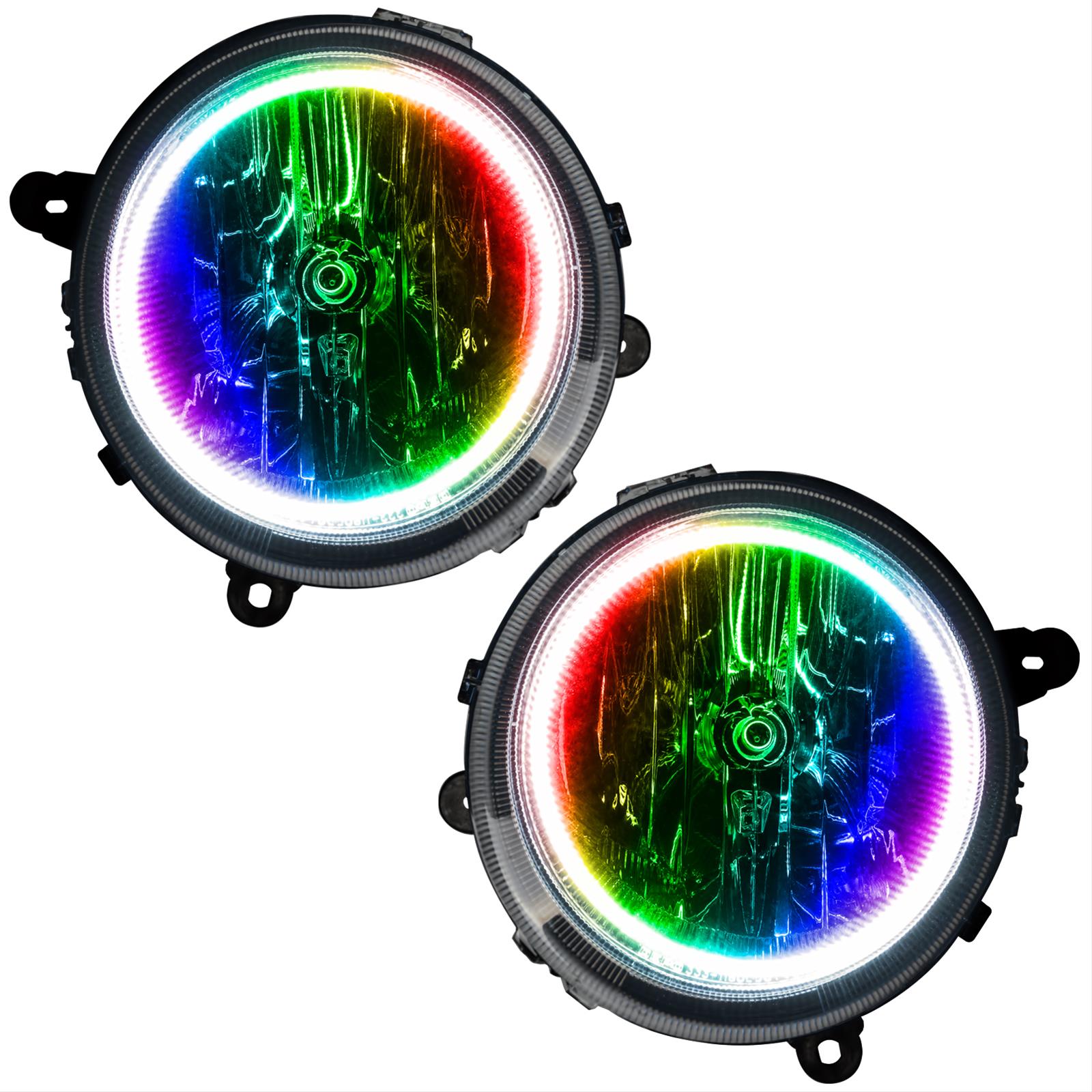 Oracle Lighting 7065-330 Oracle ColorSHIFT Halo Headlights | Summit Racing