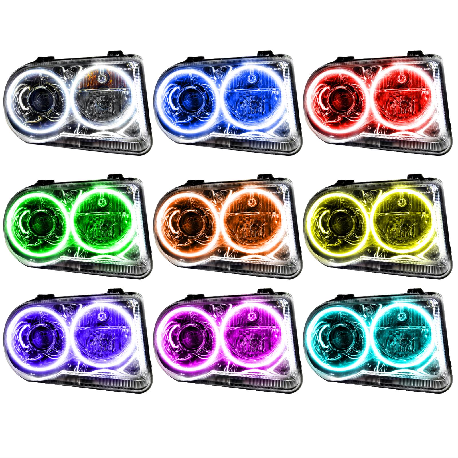Oracle Lighting 7163-330 Oracle ColorSHIFT Halo Headlights | Summit Racing