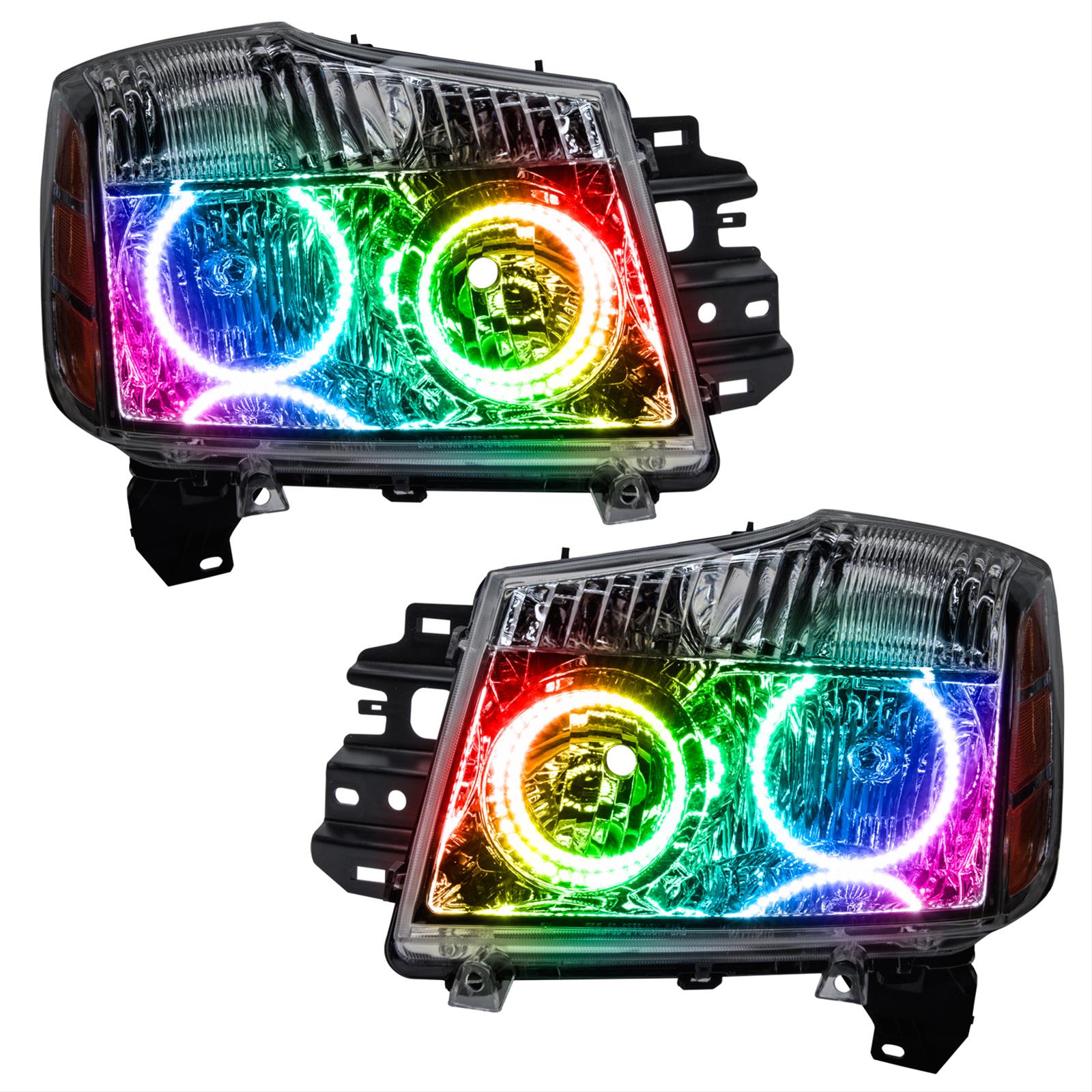 Oracle Lighting 8106-334 Oracle ColorSHIFT Halo Headlights | Summit Racing