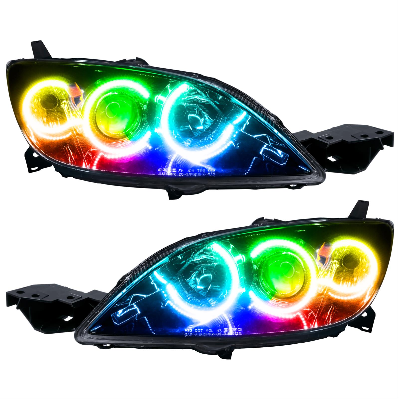 Oracle Lighting 8174-334 Oracle ColorSHIFT Halo Headlights | Summit Racing