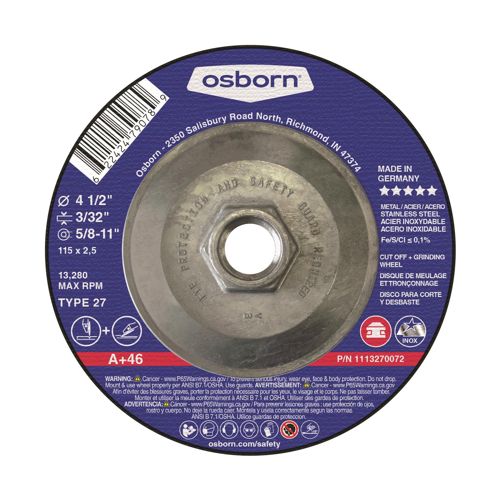 OSBORN 1113270572 Osborn Grinding Wheels | Summit Racing