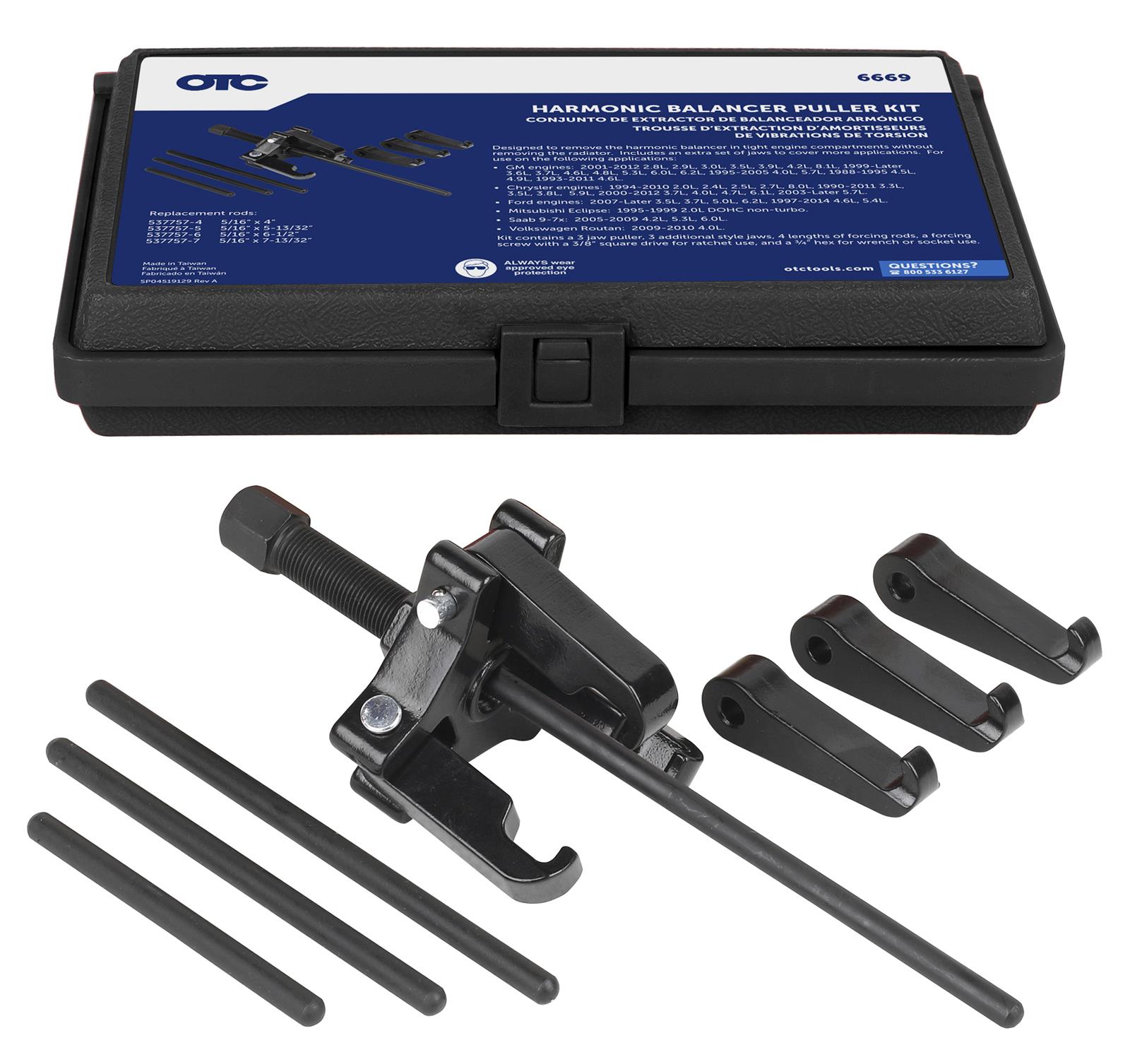 OTC Tools 6669 OTC Harmonic Balancer Pullers | Summit Racing