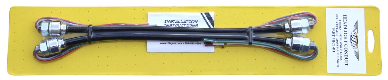OTB Gear 960 OTB Gear Headlight Conduit Kits | Summit Racing