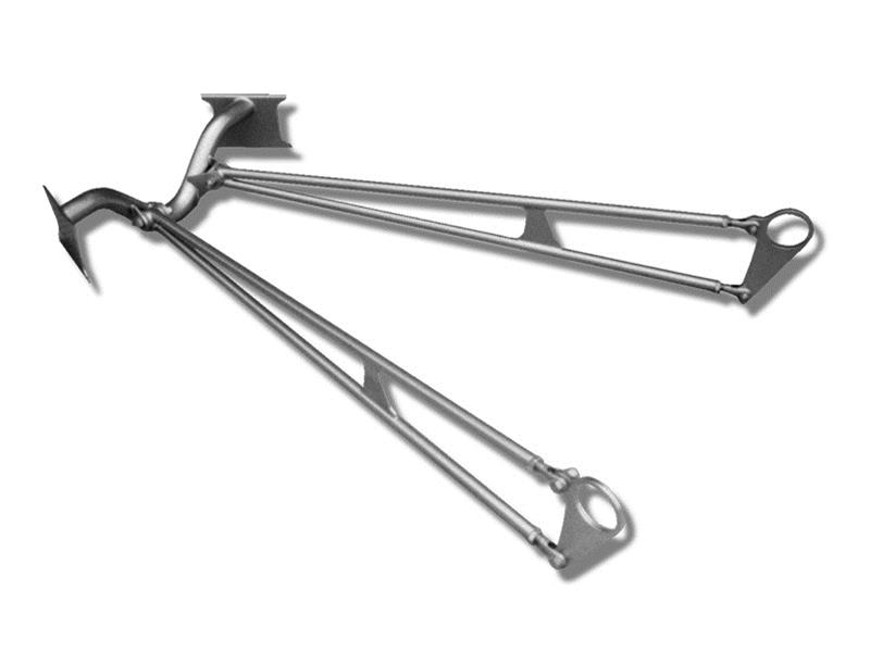 Pete and Jake's Hot Rod Parts 6011B-C Pete and Jake's Ladder Bar Kits ...