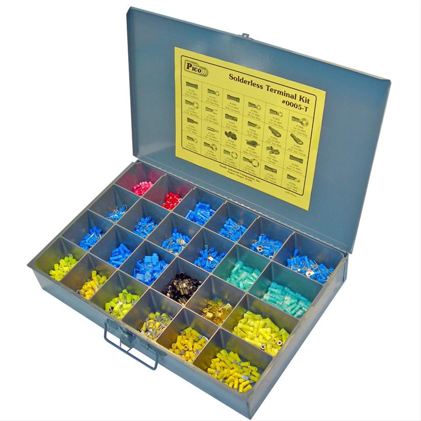 PICO Wiring 0005-T Pico Solderless Nylon Terminal Kits | Summit Racing