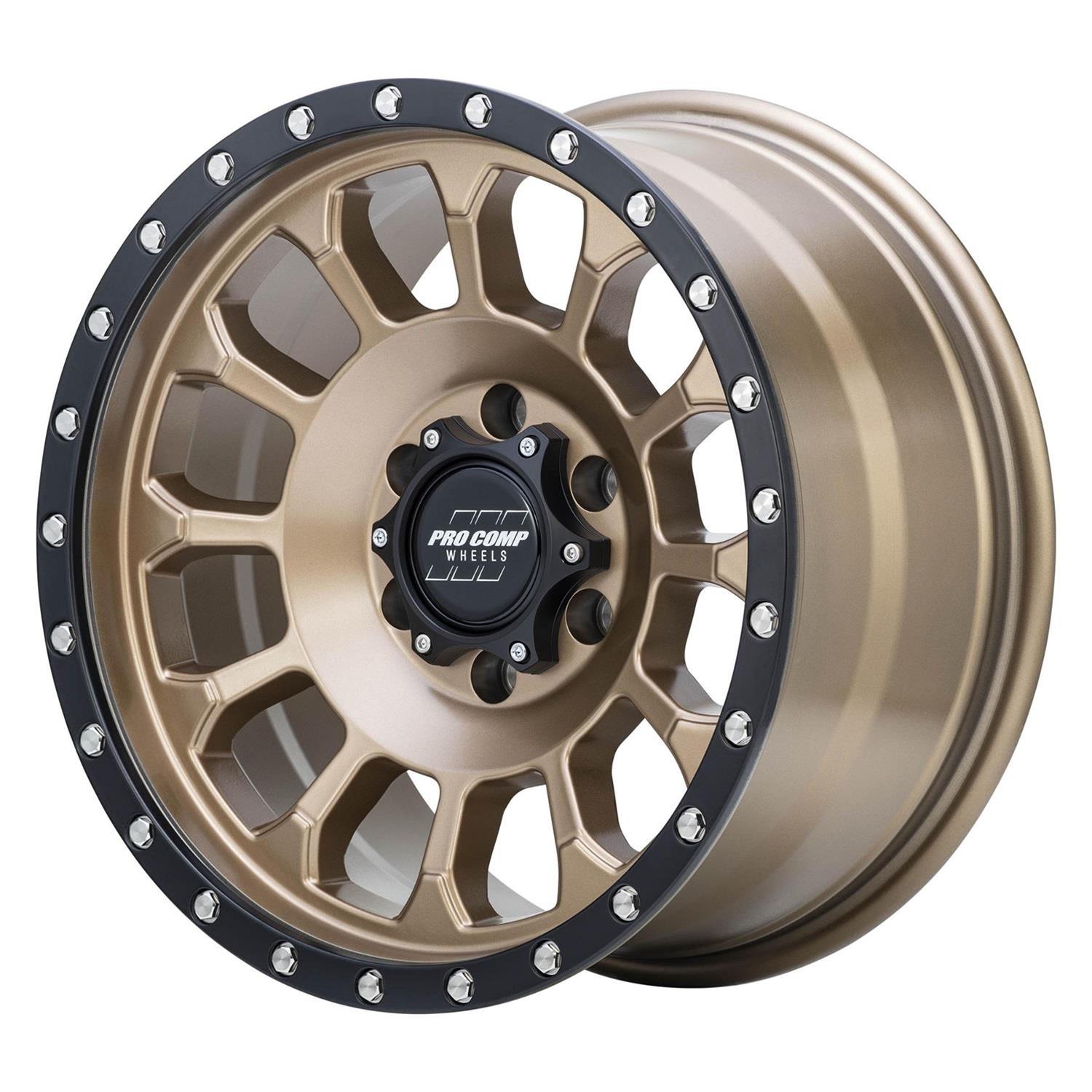 Pro Comp 34 Series Rockwell Matte Graphite Wheels with Black Simulated ...