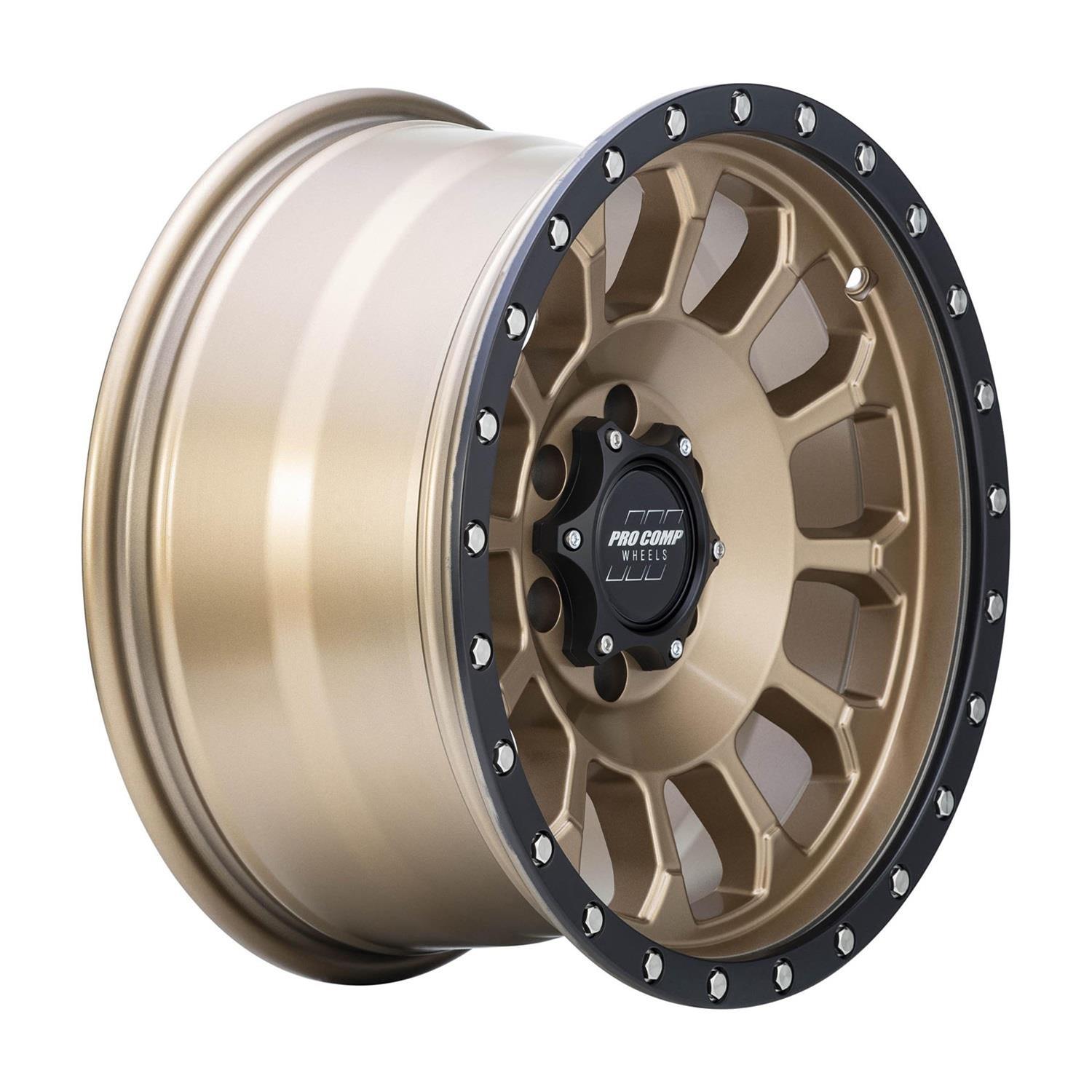 Pro Comp 34 Series Rockwell Matte Graphite Wheels with Black Simulated ...