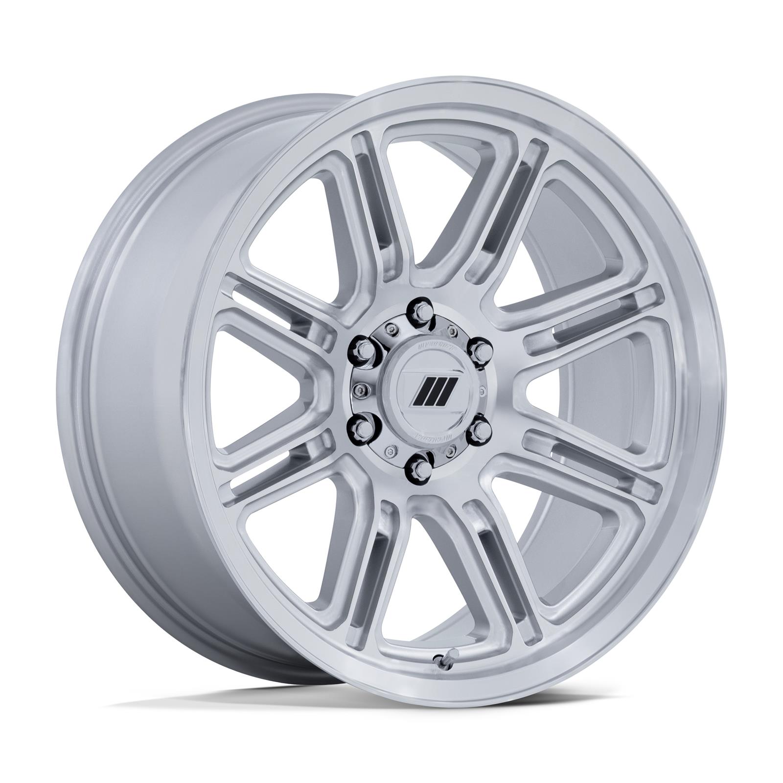 Pro Comp Wheels PA206SD16808000 PA206 Snare Gloss Silver Wheel with ...