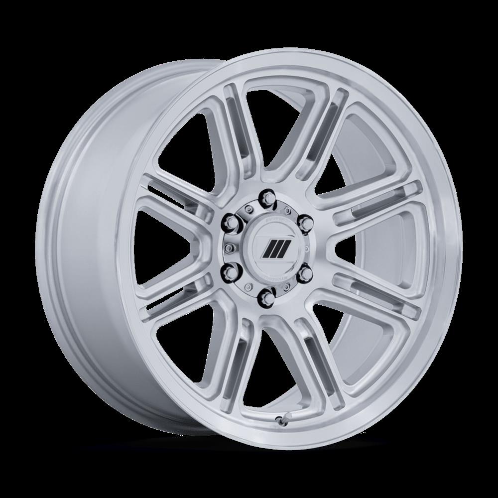 Pro Comp Wheels PA206SD16808000 PA206 Snare Gloss Silver Wheel with ...