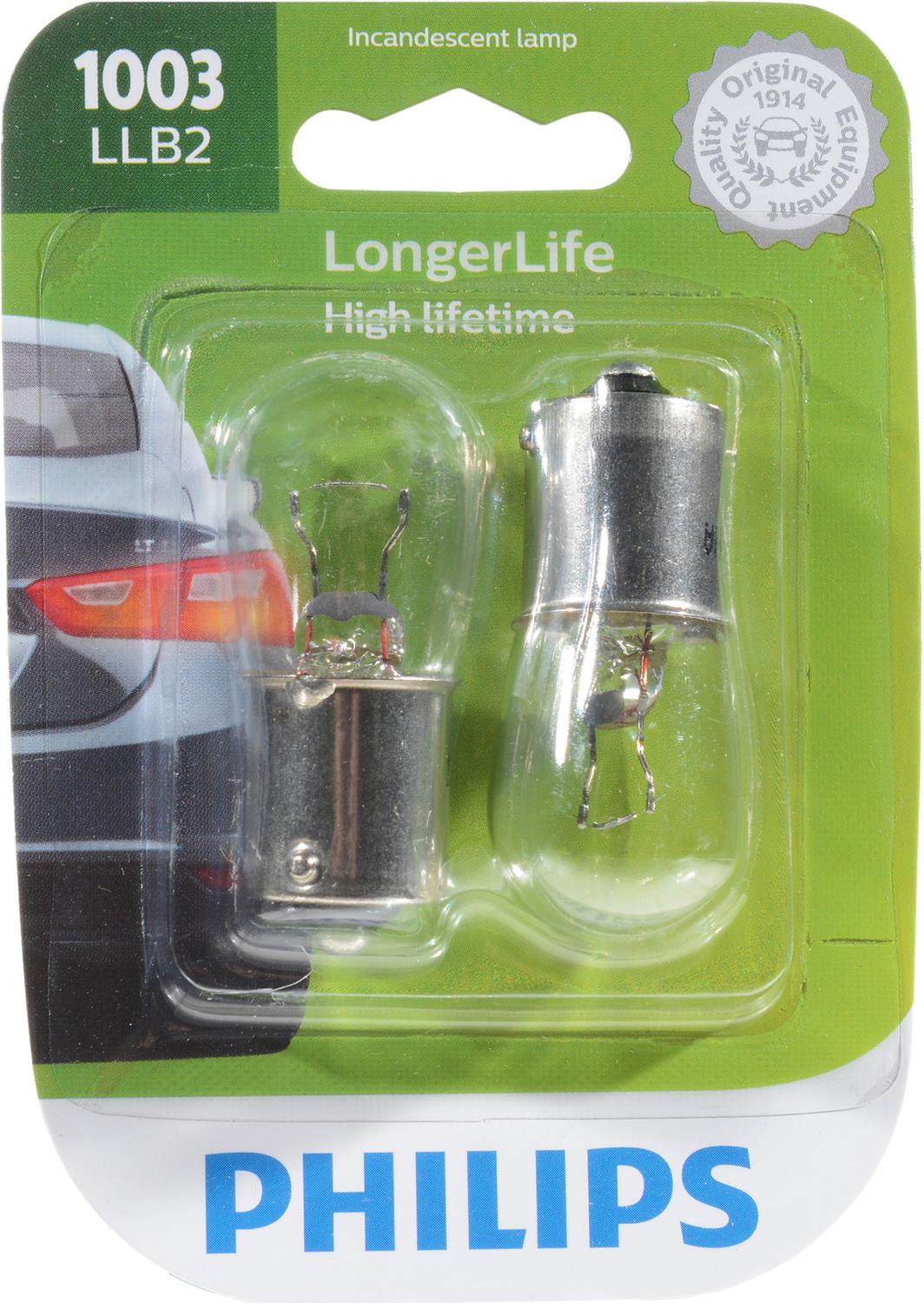 Philips Auto Lighting 1003LLB2 Philips LongerLife Miniature Bulbs ...