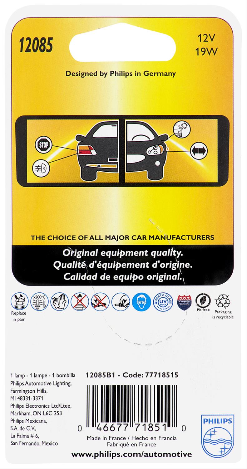 Philips Auto Lighting PS19WB1 Philips HiPerVision Bulbs | Summit Racing