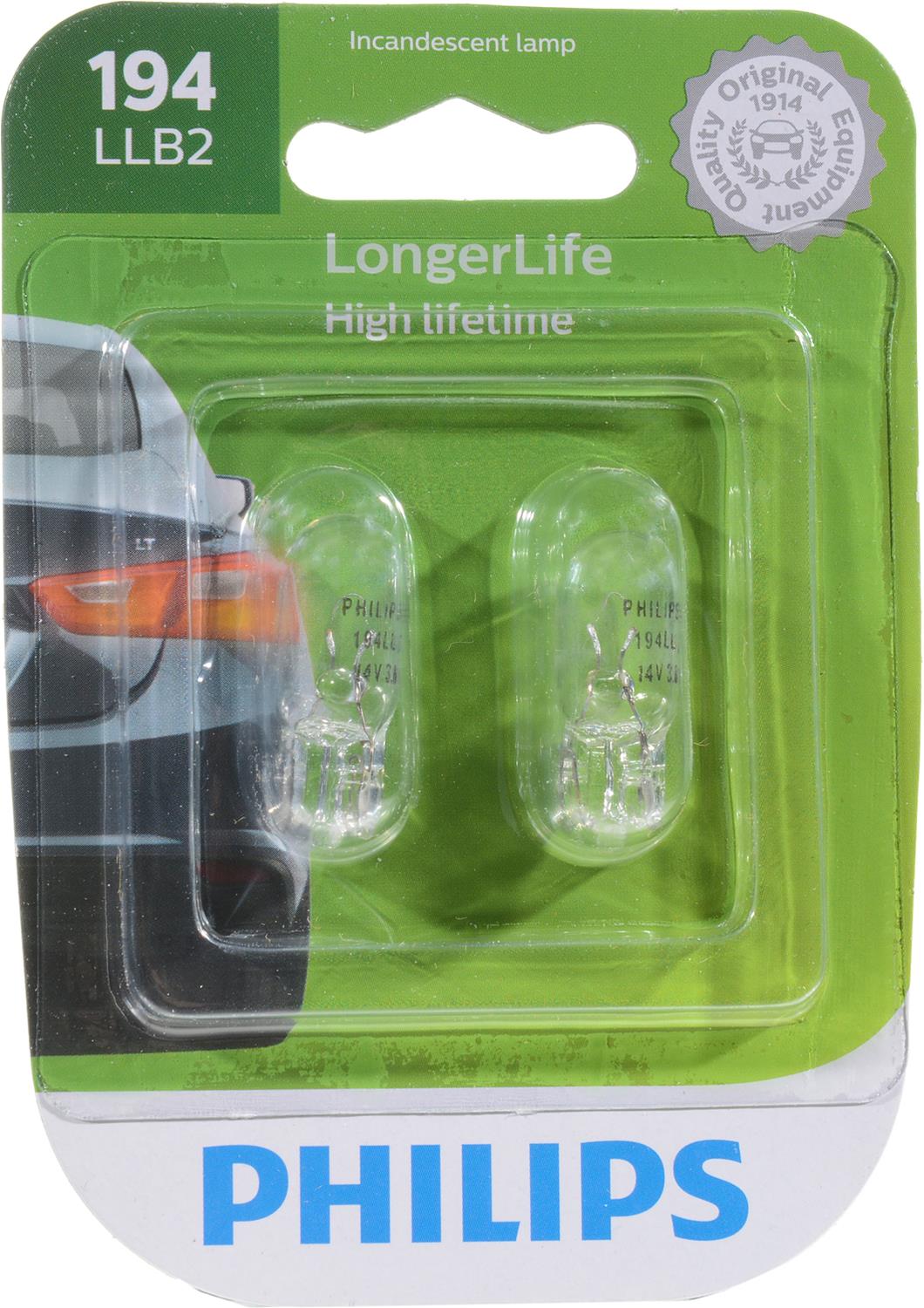 1986 FORD F 150 Philips Auto Lighting 194LLB2 Philips LongerLife ...