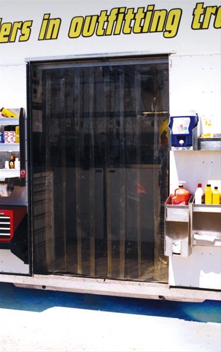 Pit Pal TVS8X8 Pit Pal Trailer Vinyl Strip Doors | Summit Racing