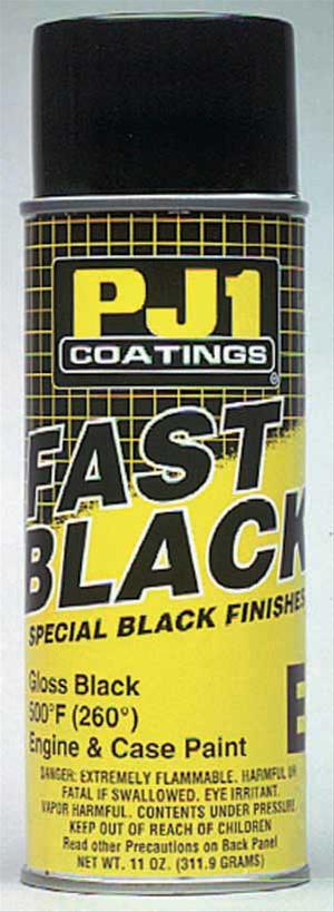 PJ1 Lubricants 16-ENG PJ-1 Fast Black Engine and Case Paint | Summit Racing