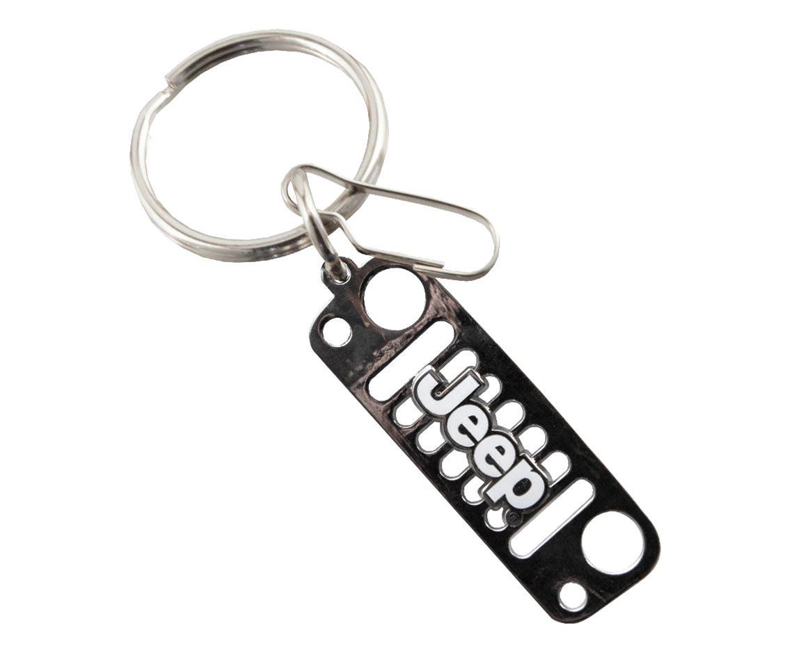 Summit Gifts 004477R01 Jeep Grille Enamel Key Chains | Summit Racing