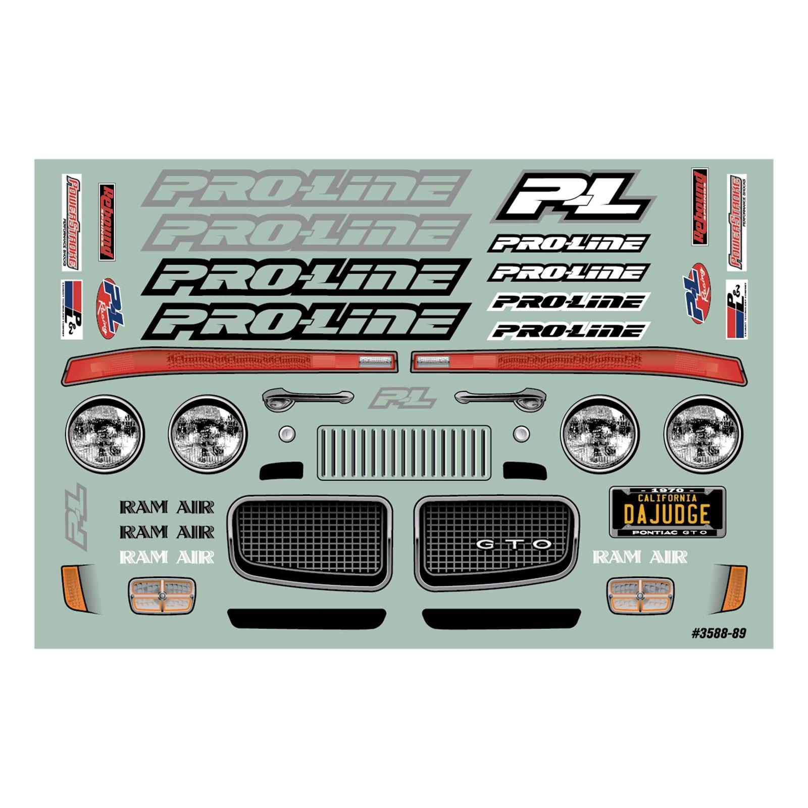 Proline Racing PRO358800 Pro-Line 1970 Pontiac GTO The Judge Drag ...