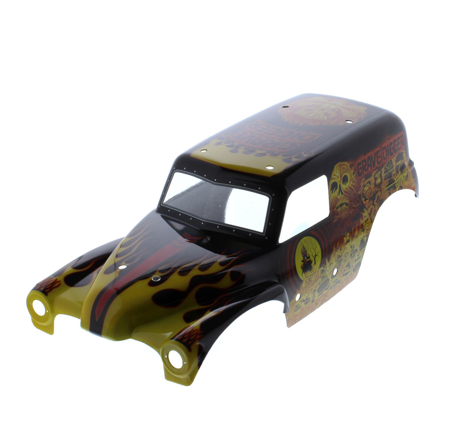 Proline Racing PRO359312 Pro-Line Grave Digger Fire and Ice Painted ...