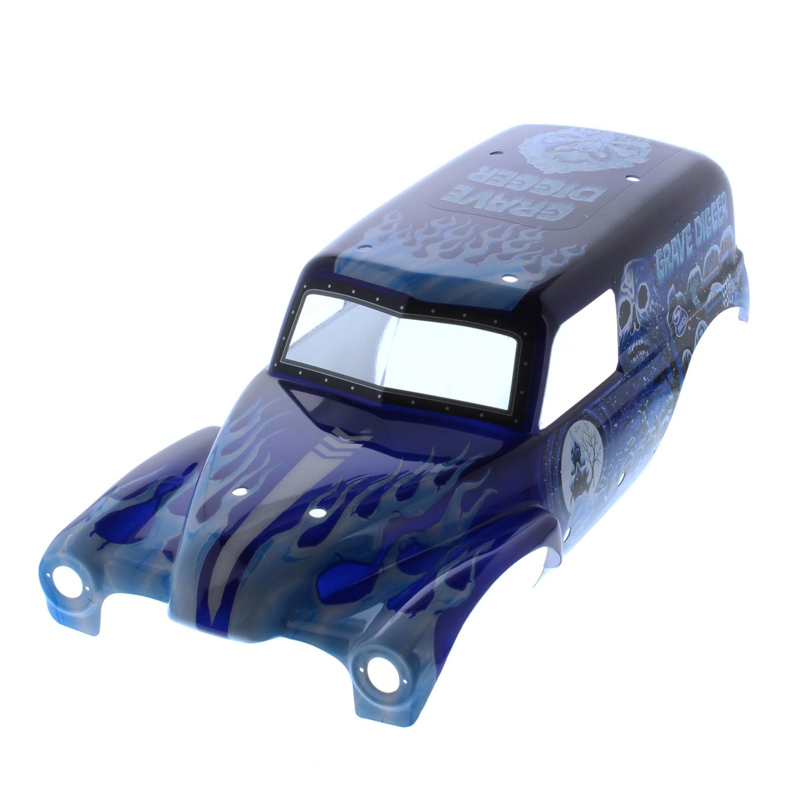 Proline Racing PRO359313 Pro-Line Grave Digger Fire and Ice Painted ...