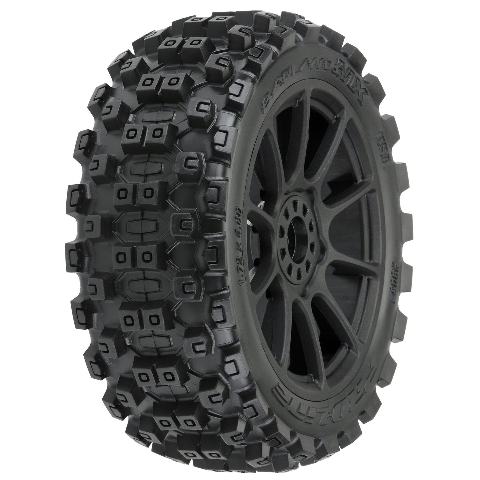 Proline Racing PRO906721 Pro-Line Badlands MX M2 Buggy Mounted Wheels ...