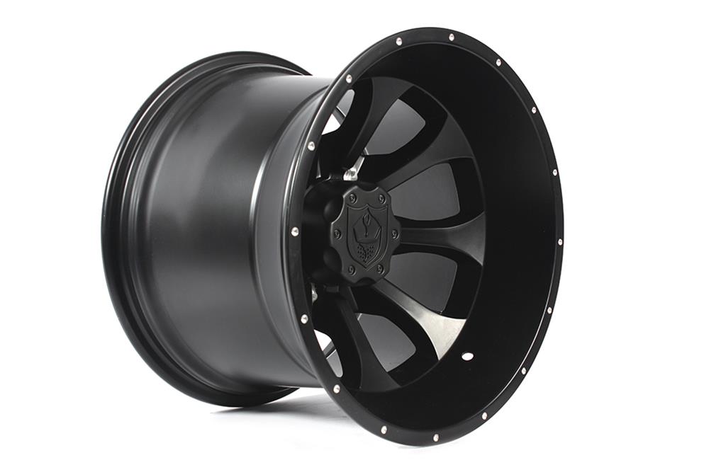 Pro Armor CA1410KNBL Pro Armor Knight Matte Black Wheels | Summit Racing