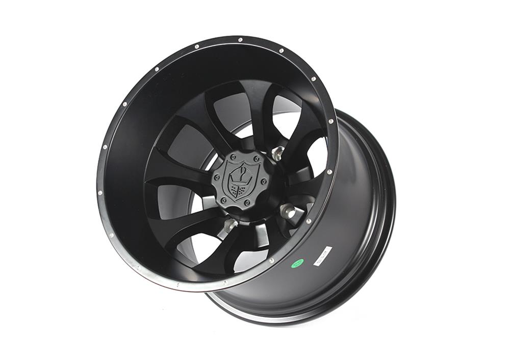 Pro Armor CA1410KNBL Pro Armor Knight Matte Black Wheels | Summit Racing