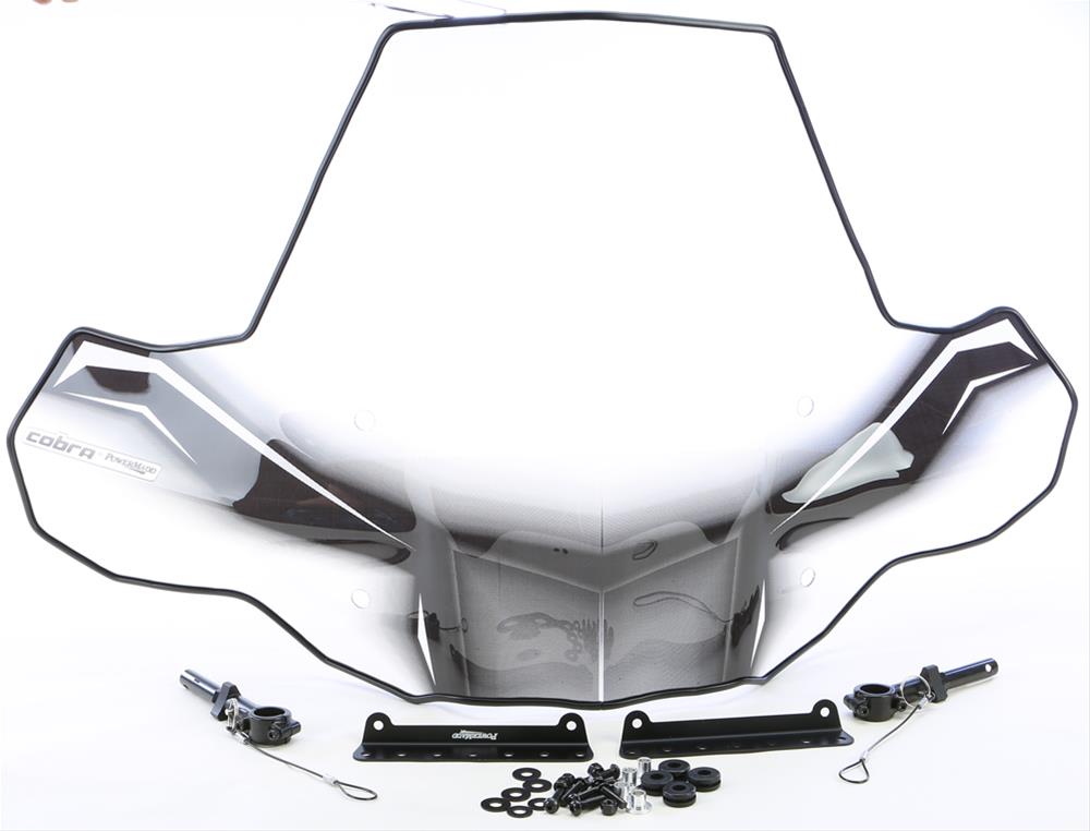 PowerMadd 24574 PowerMadd Cobra II ATV Rapid Release Windshields ...