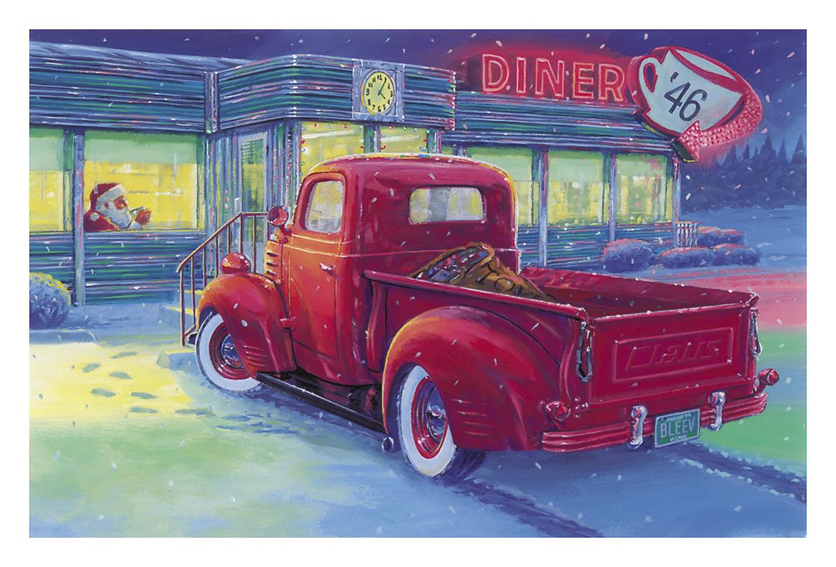 Summit Gifts CC10922 Santa at the Diner Christmas Cards —Set of 10 ...