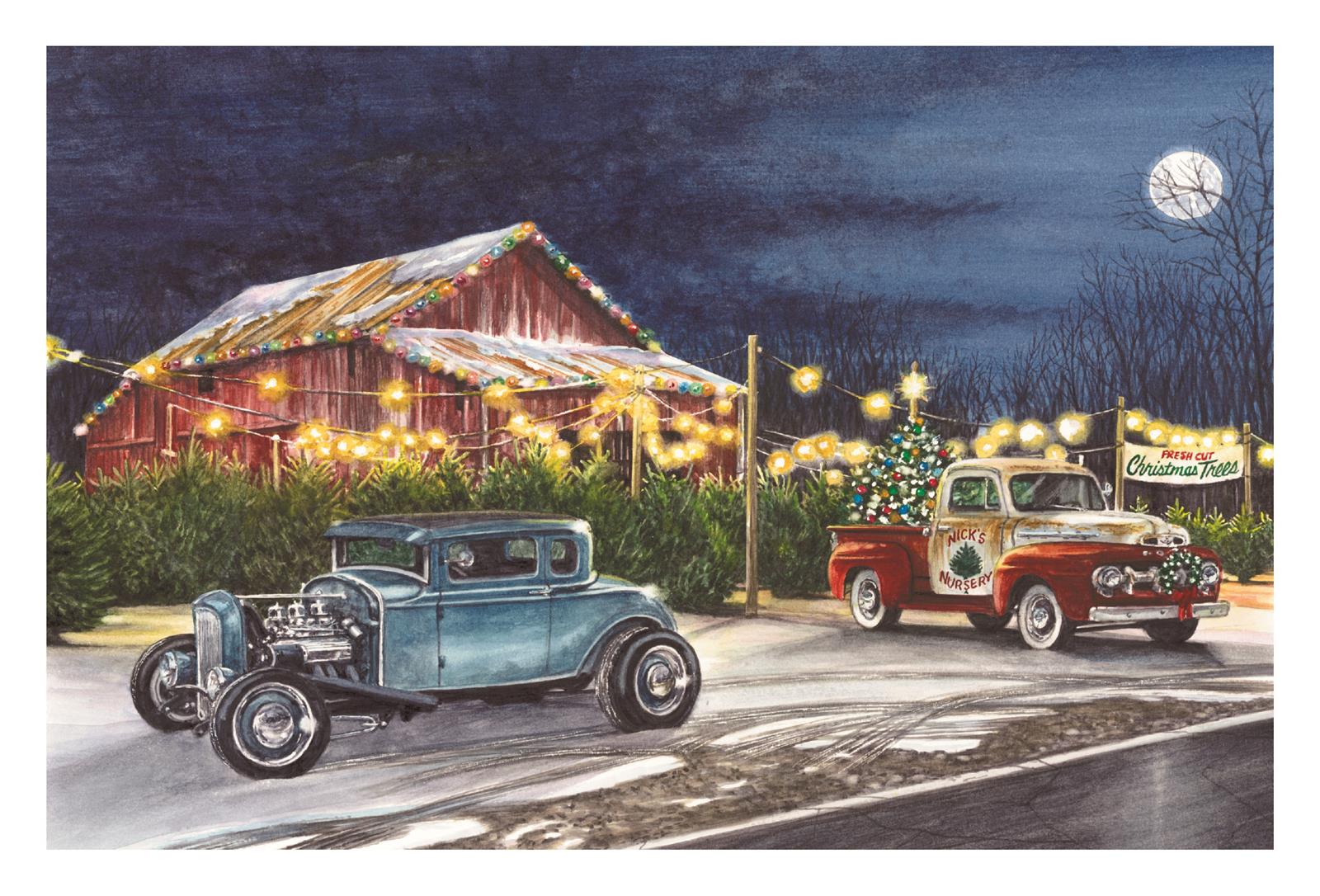Summit Gifts CC11265 Tree Lot Christmas Cards—Set of 10 | Summit Racing