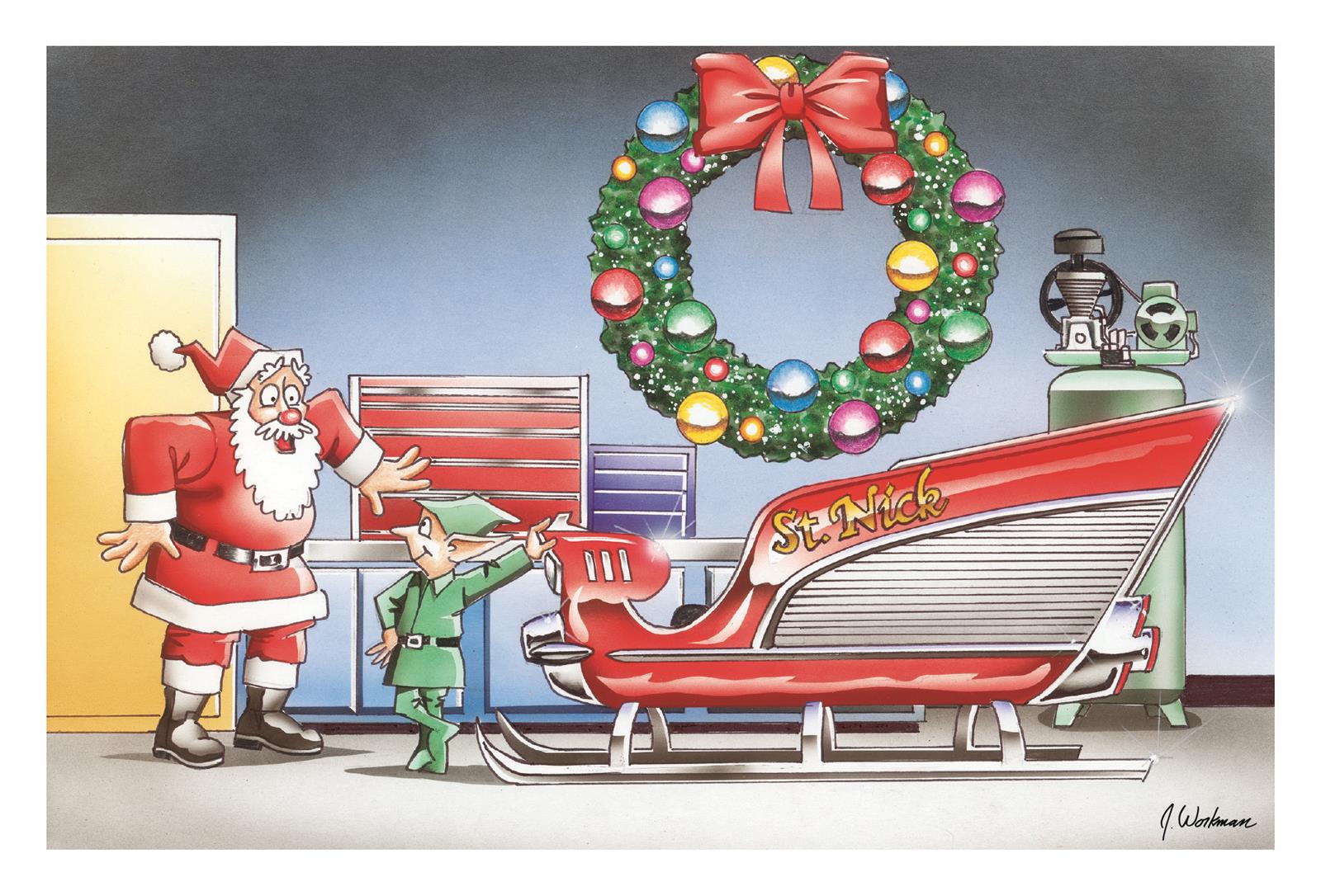 Summit Gifts CC2306 St. Nick's New Sled Cards--Set of 10 | Summit Racing