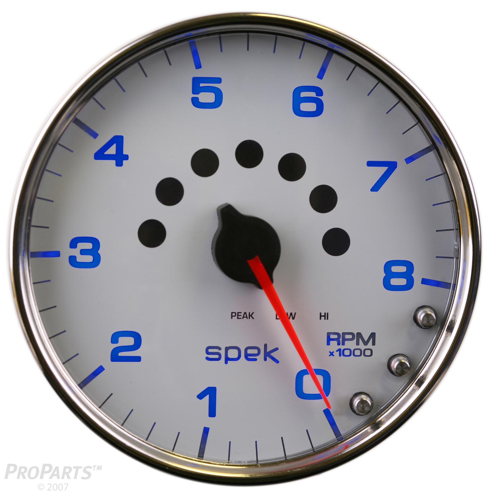 AutoMeter P23831 AutoMeter Spek-Pro Tachometer Gauges | Summit Racing
