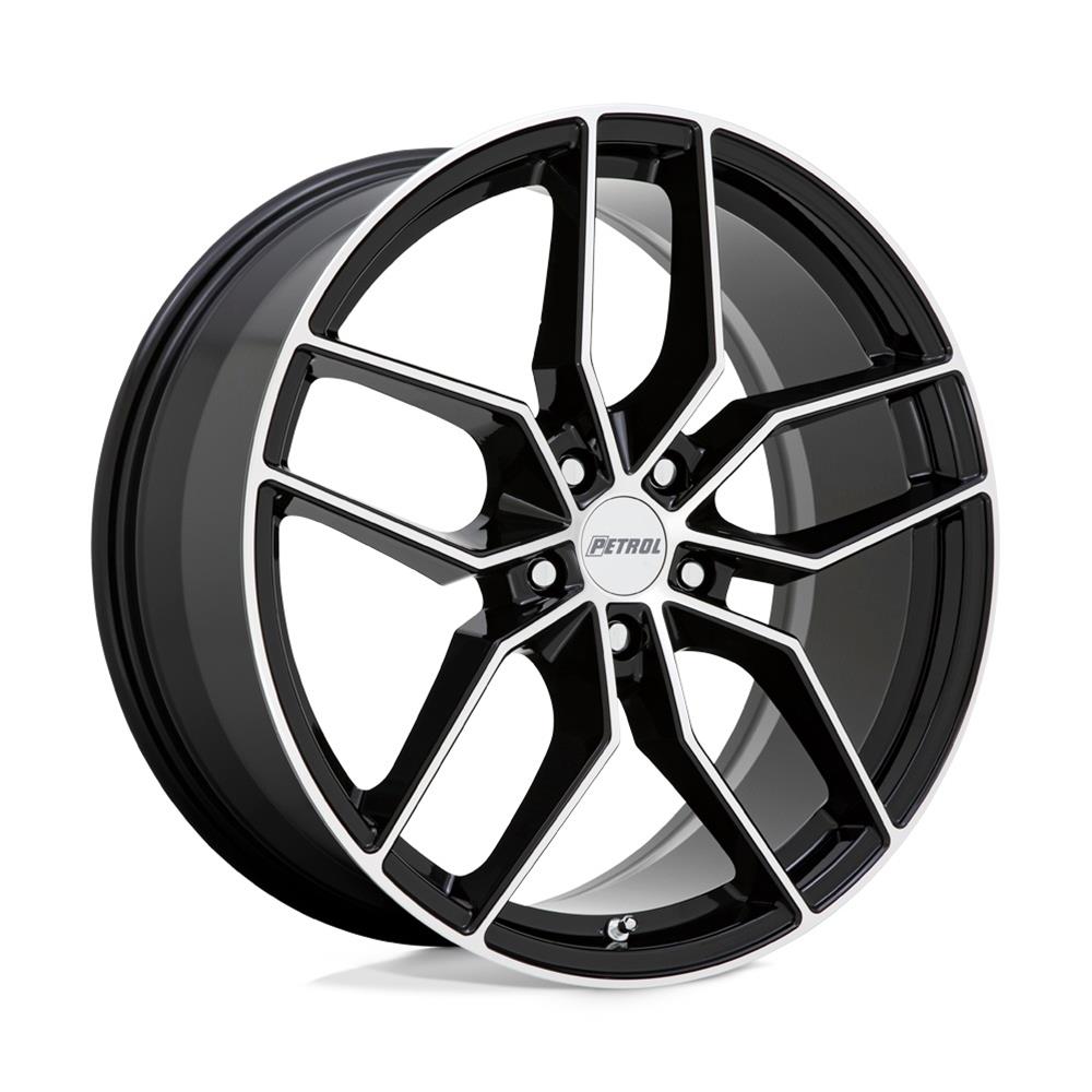 Petrol Wheel P5C Gloss Black Wheels with Machined Face | Summit Racing