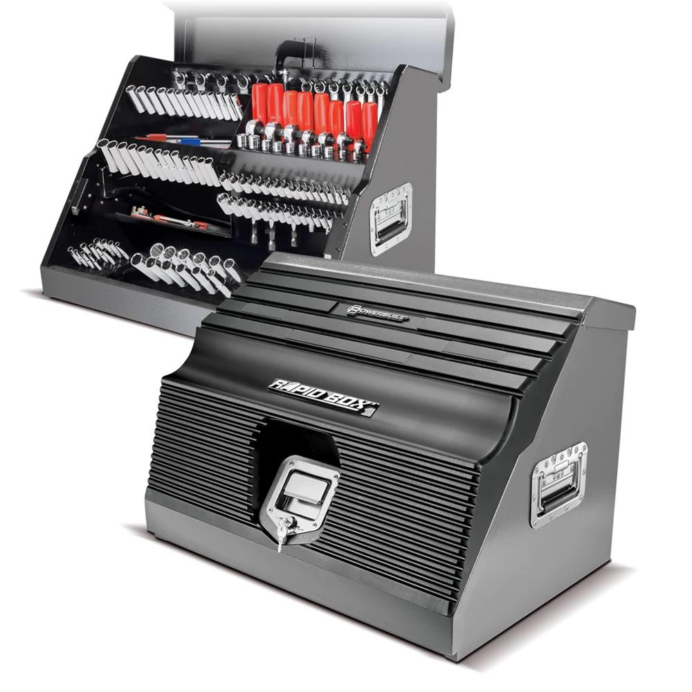 Powerbuilt Tools 240102 Powerbuilt 26 in. Rapid Box Slant Front ...