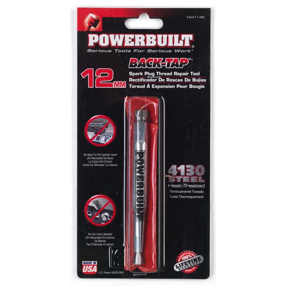 Powerbuilt Tools 641148 Powerbuilt Back-Tap Spark Plug Thread Repair ...
