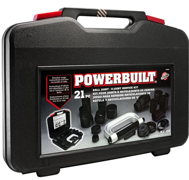 Powerbuilt Tools 648602 Powerbuilt 21-Piece Ball Joint and U-Joint ...