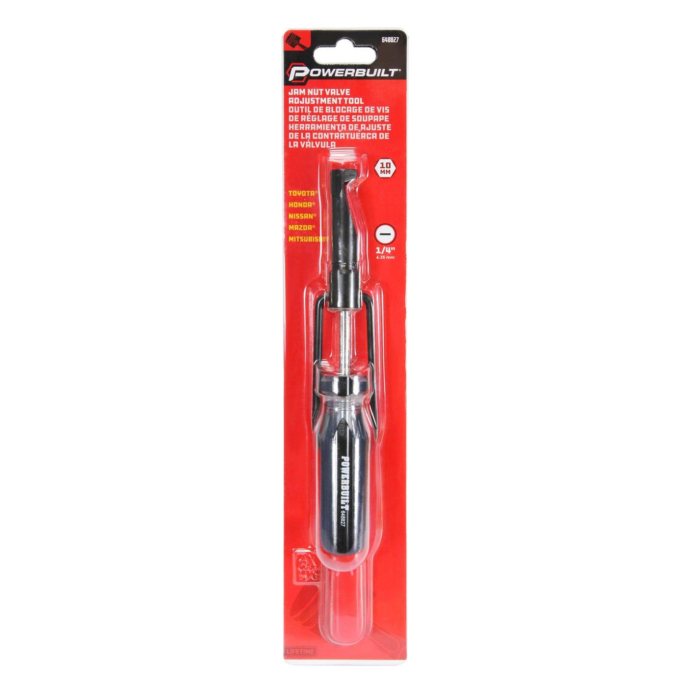 Powerbuilt Tools 648827 Powerbuilt 10mm Honda® Jam Nut Valve Tool ...
