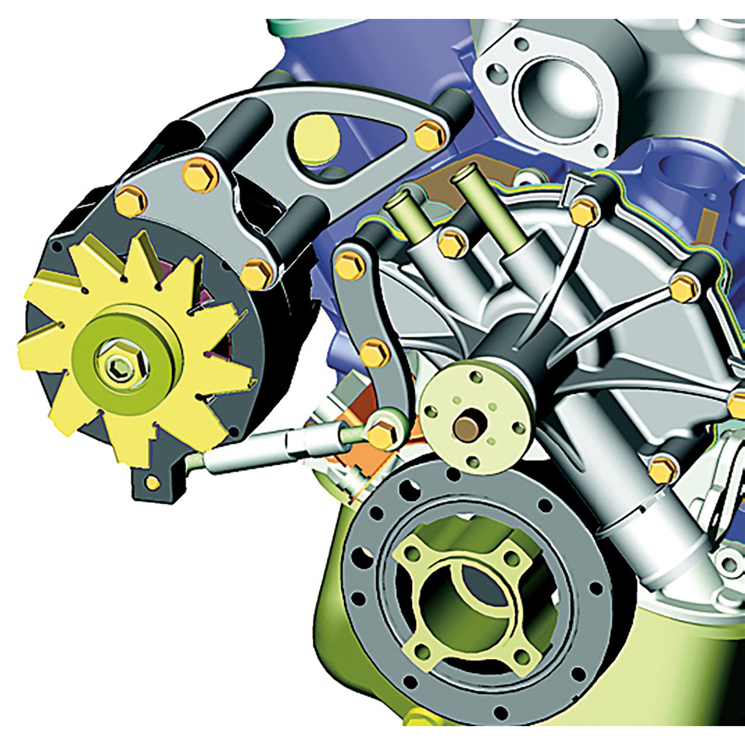 Powermaster 730 Powermaster Alternator Brackets | Summit Racing