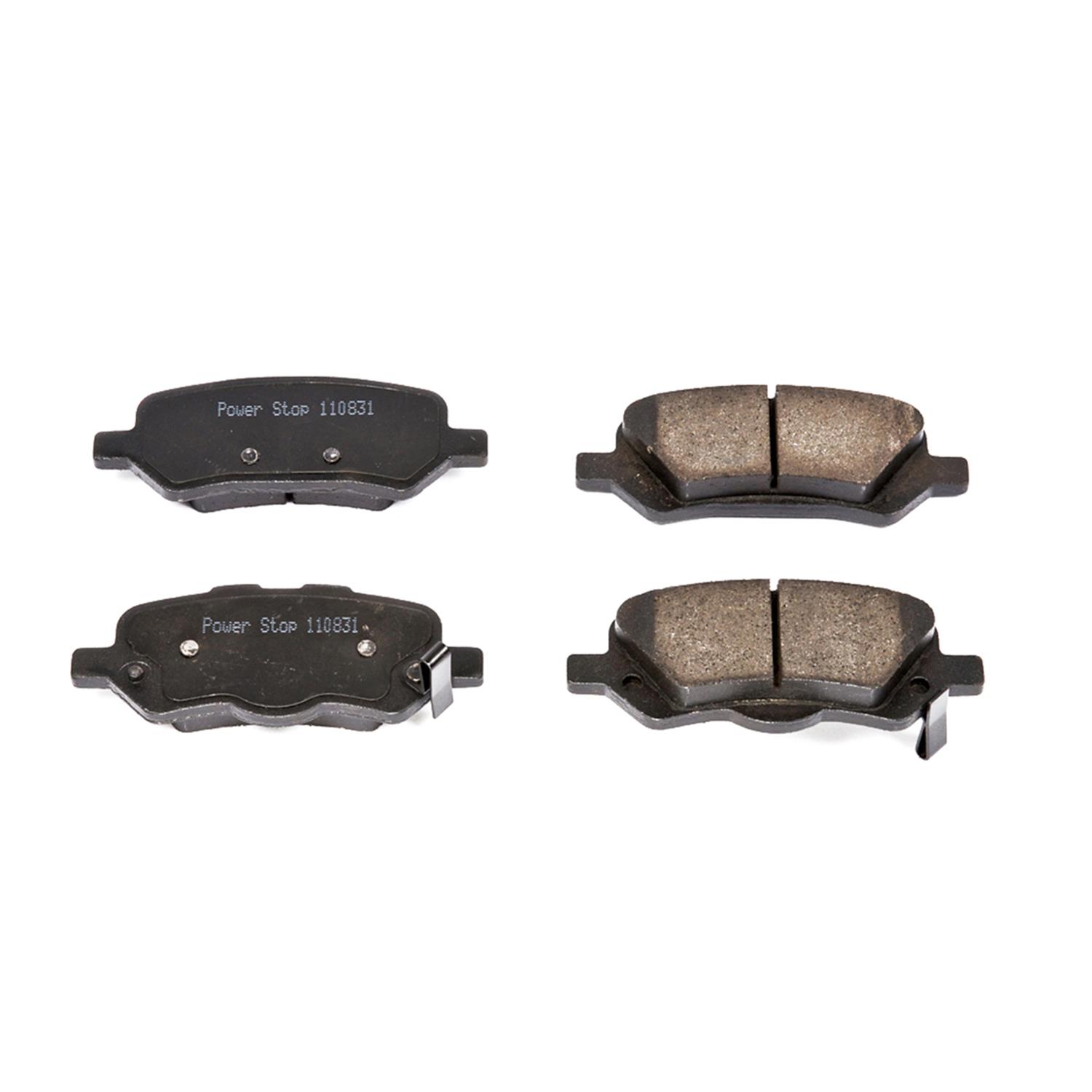 Power Stop 16-1402 Power Stop Z16 Evolution Clean Ride Ceramic Brake ...