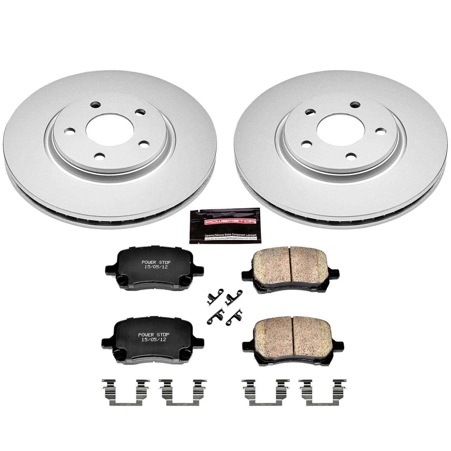 PowerStop CRK1614 PowerStop Z17 Evolution Plus GEOMET Coated Brake Kits ...