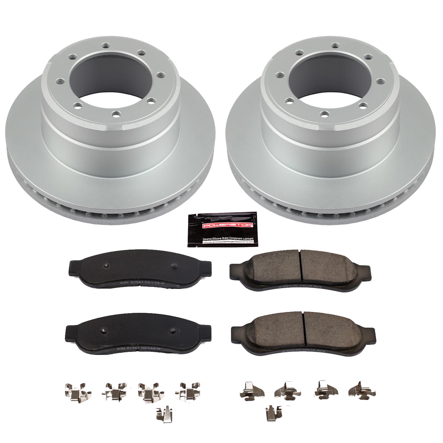 PowerStop CRK5579 PowerStop Z17 Evolution Plus GEOMET Coated Brake Kits ...