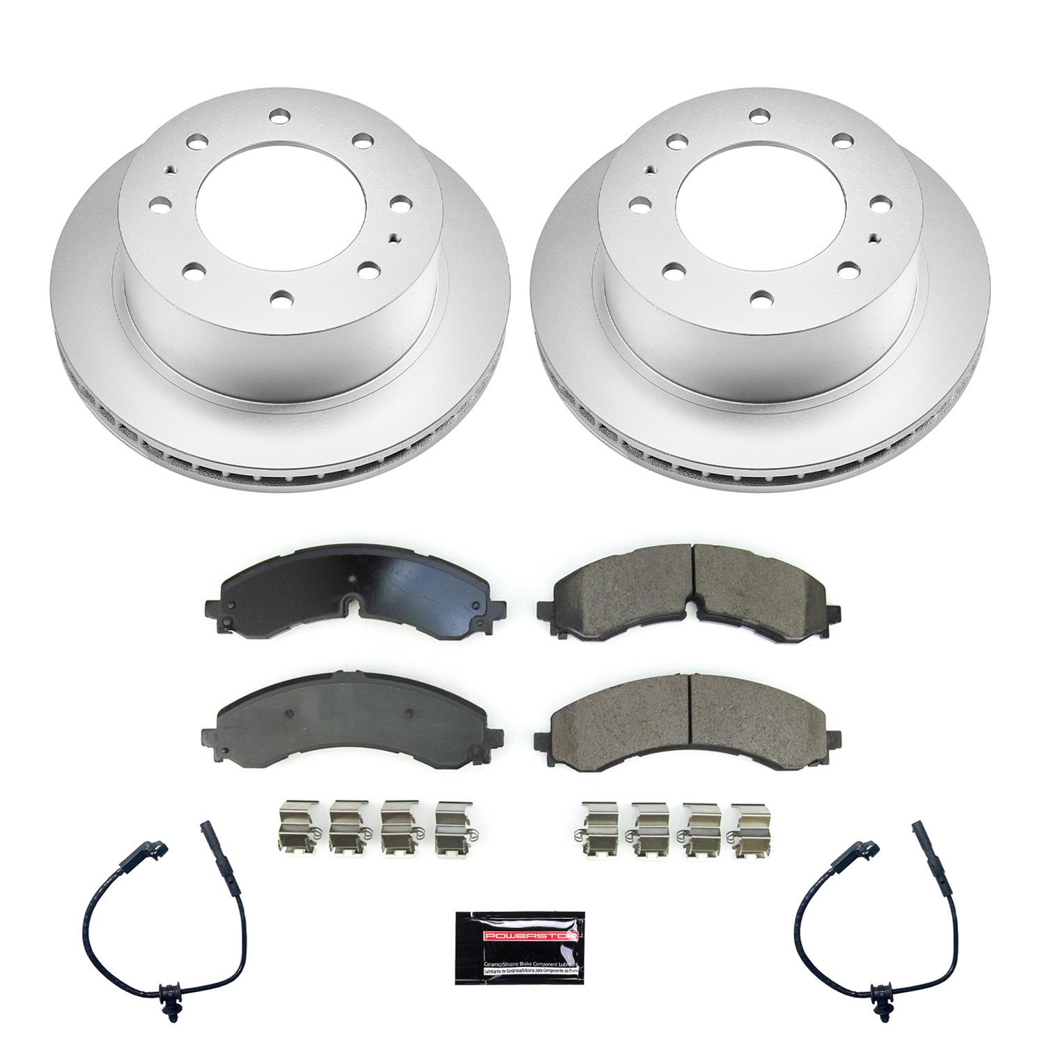 PowerStop CRK8713 PowerStop Z17 Evolution Plus GEOMET Coated Brake Kits ...