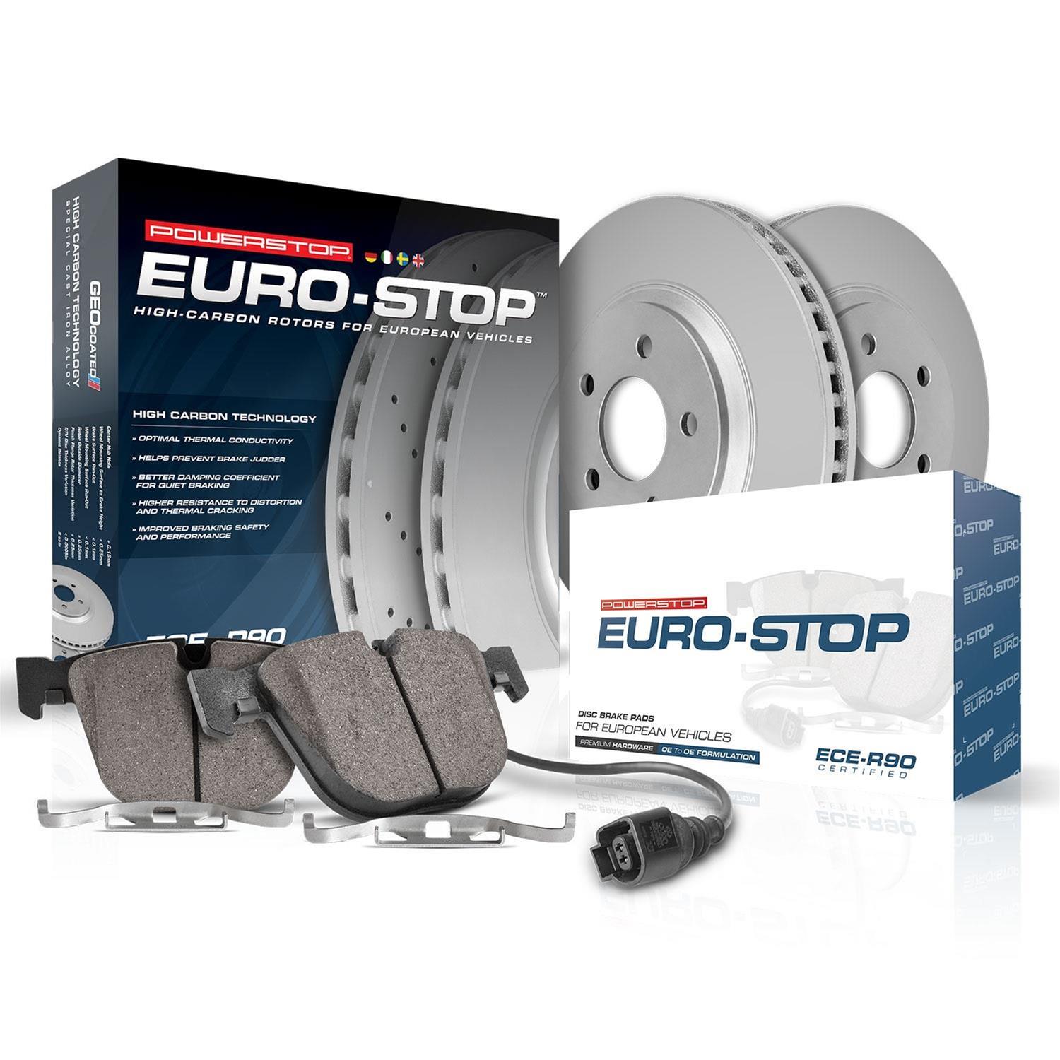 Power Stop ESK7990 Power Stop Euro-Stop Brake Kits | Summit Racing
