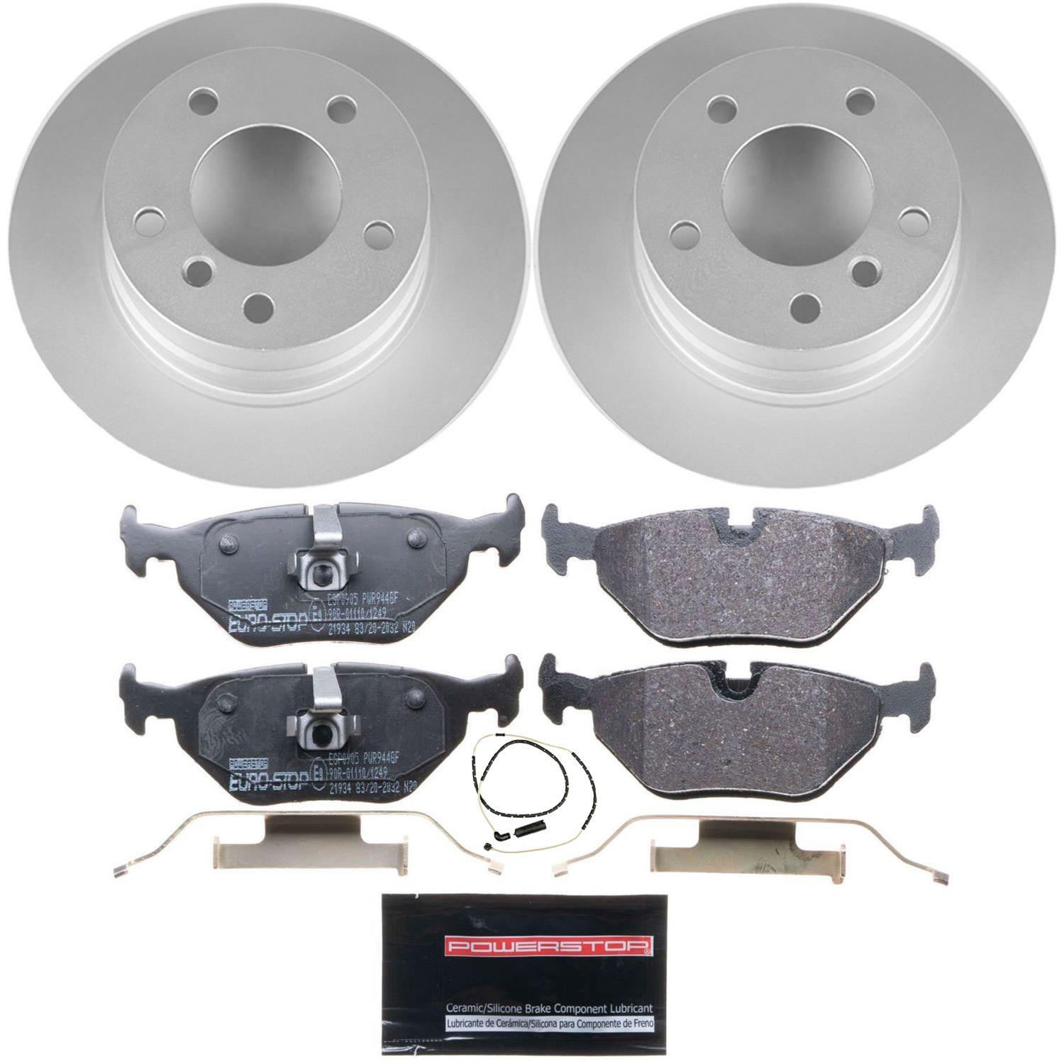 PowerStop ESK4371 PowerStop Euro-Stop Brake Kits | Summit Racing