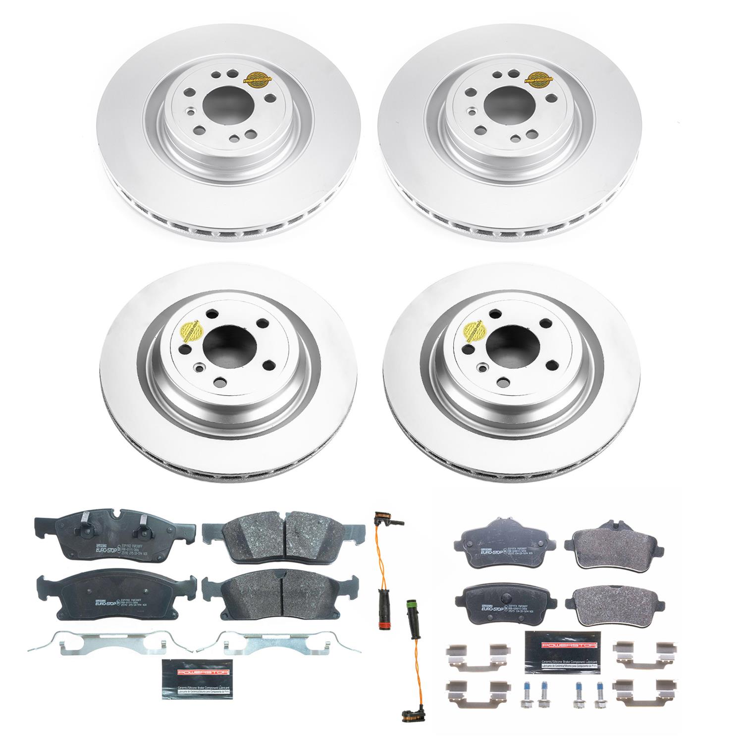 PowerStop ESK7437 PowerStop Euro-Stop Brake Kits | Summit Racing