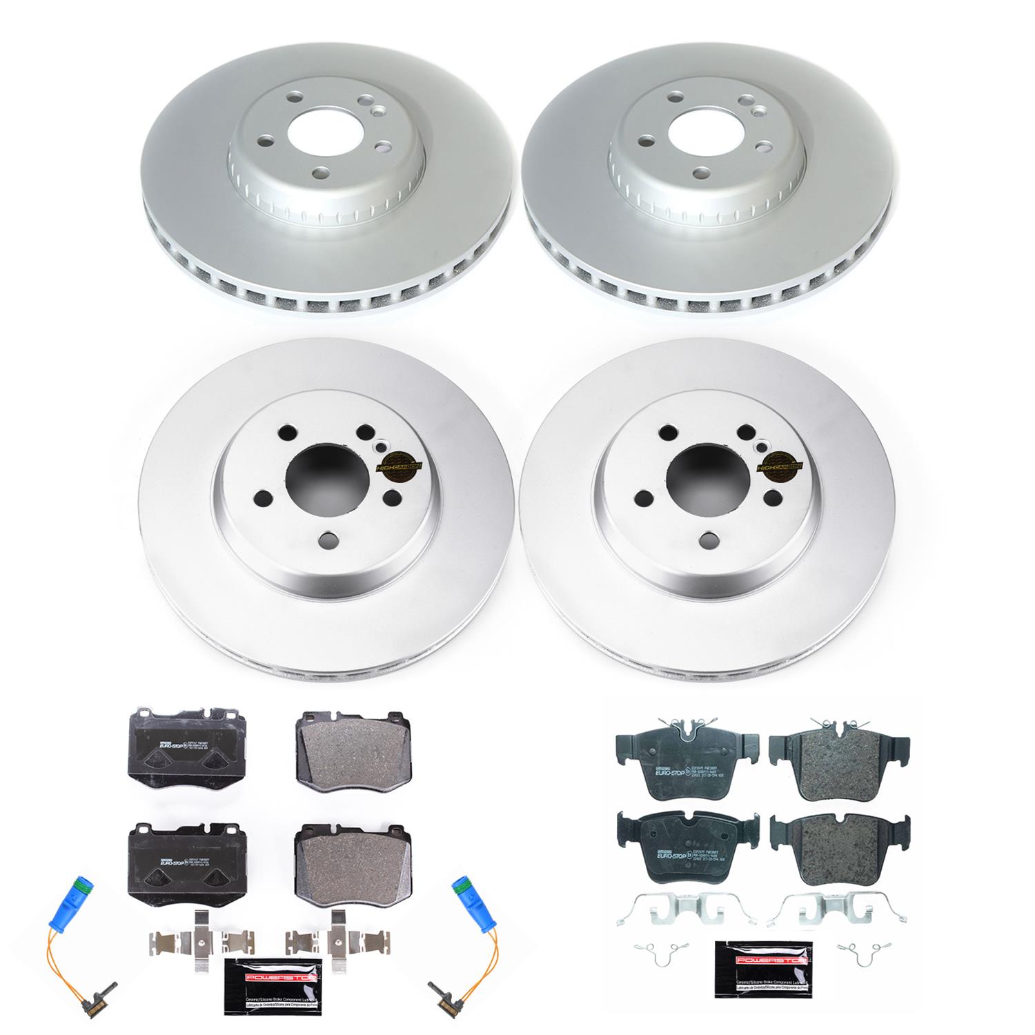 PowerStop ESK7970 PowerStop Euro-Stop Brake Kits | Summit Racing
