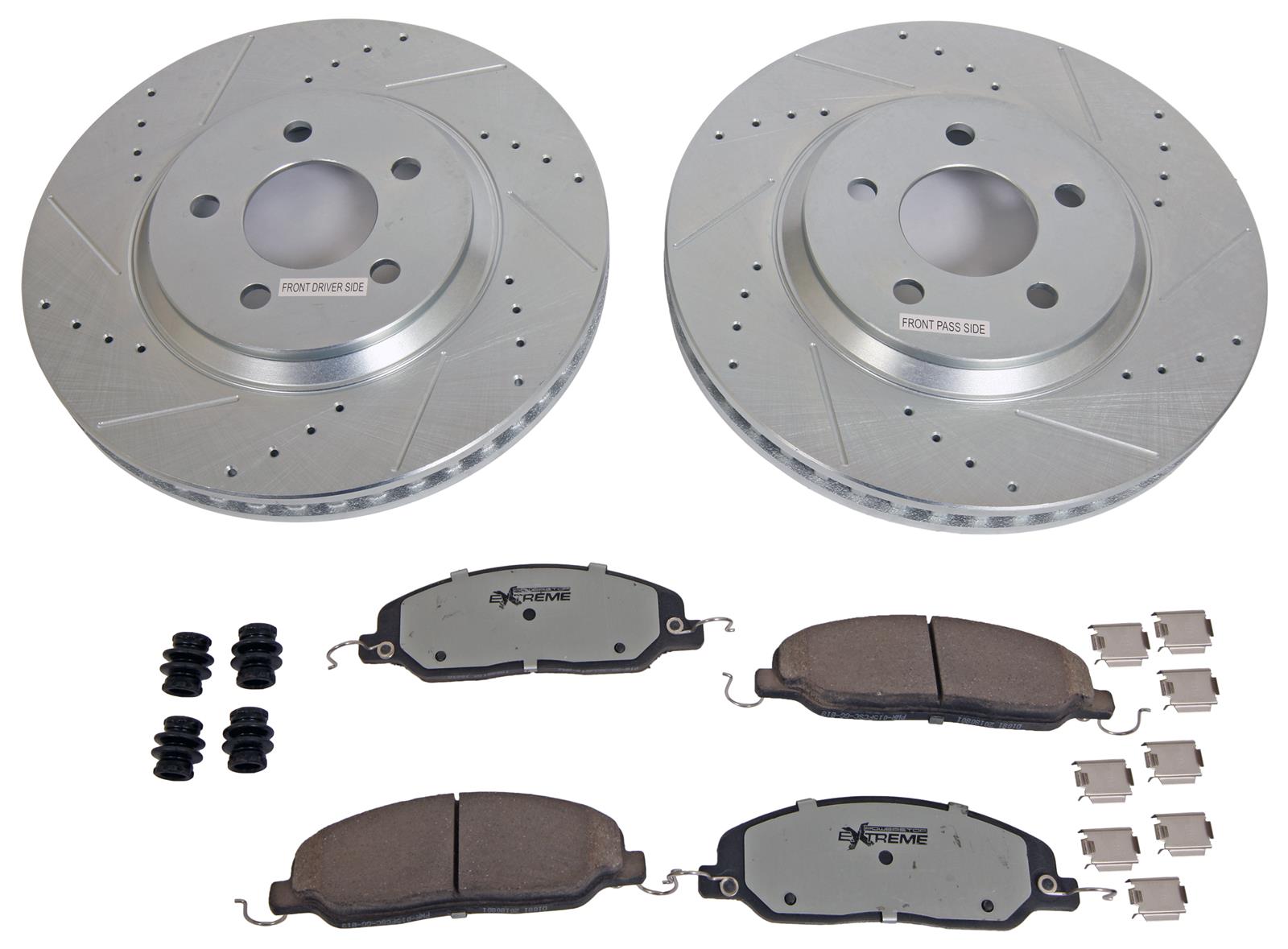 Power Stop K1301-26 Power Stop Z26 Street Warrior Brake Upgrade Kits ...