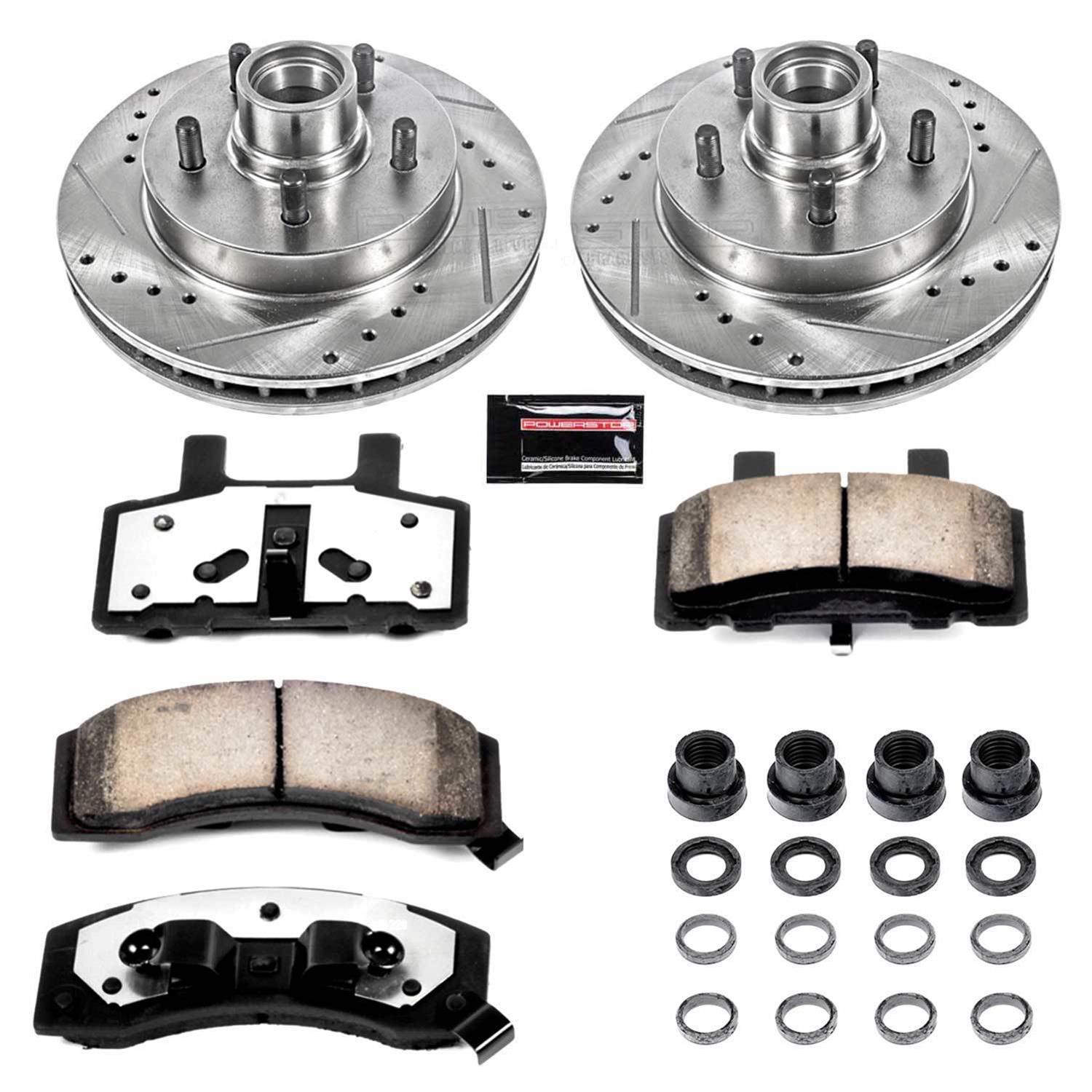 CHEVROLET PowerStop K1991-36 PowerStop Z36 Truck and Tow Brake Upgrade ...