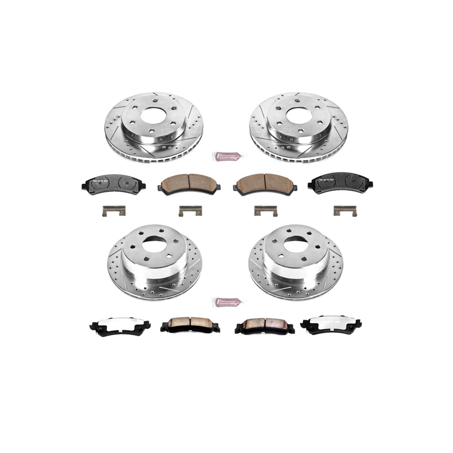 Power Stop K2010-36 Power Stop Z36 Truck and Tow Brake Upgrade Kits ...