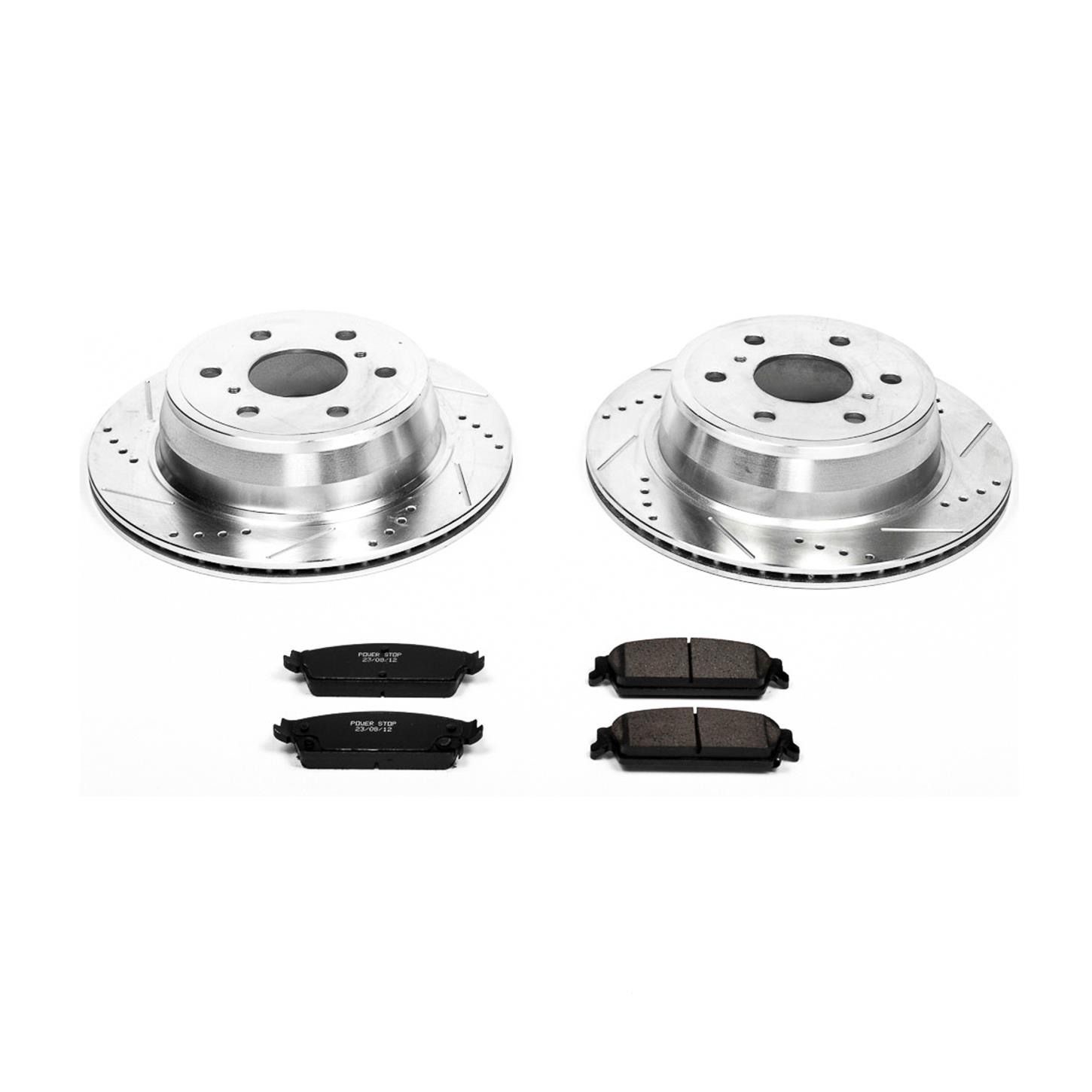 Power Stop K2083 Power Stop Z23 Evolution Sport Brake Upgrade Kits ...